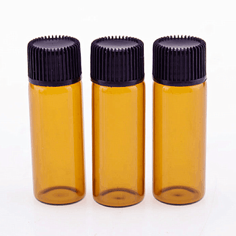 Essential oil fragrance aromatherapy sample bottle