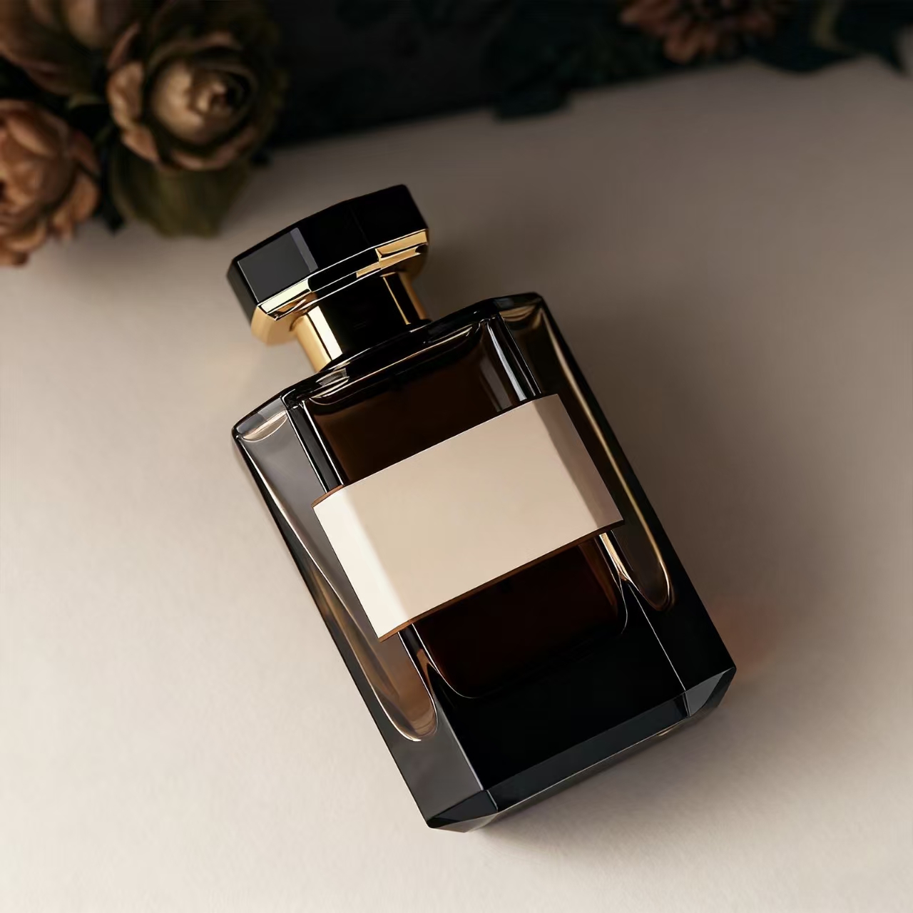 Unique Luxury Irregular Design Custom Glass Perfume Bottle